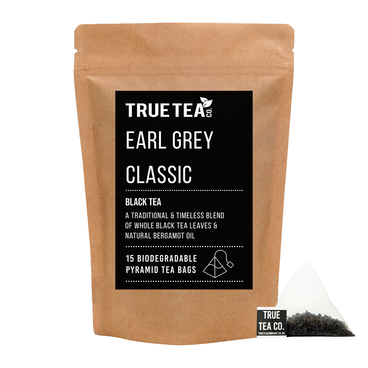 Earl Grey Classic Pyramid Tea Bags (Plastic Free) True Tea Co. Harrogate