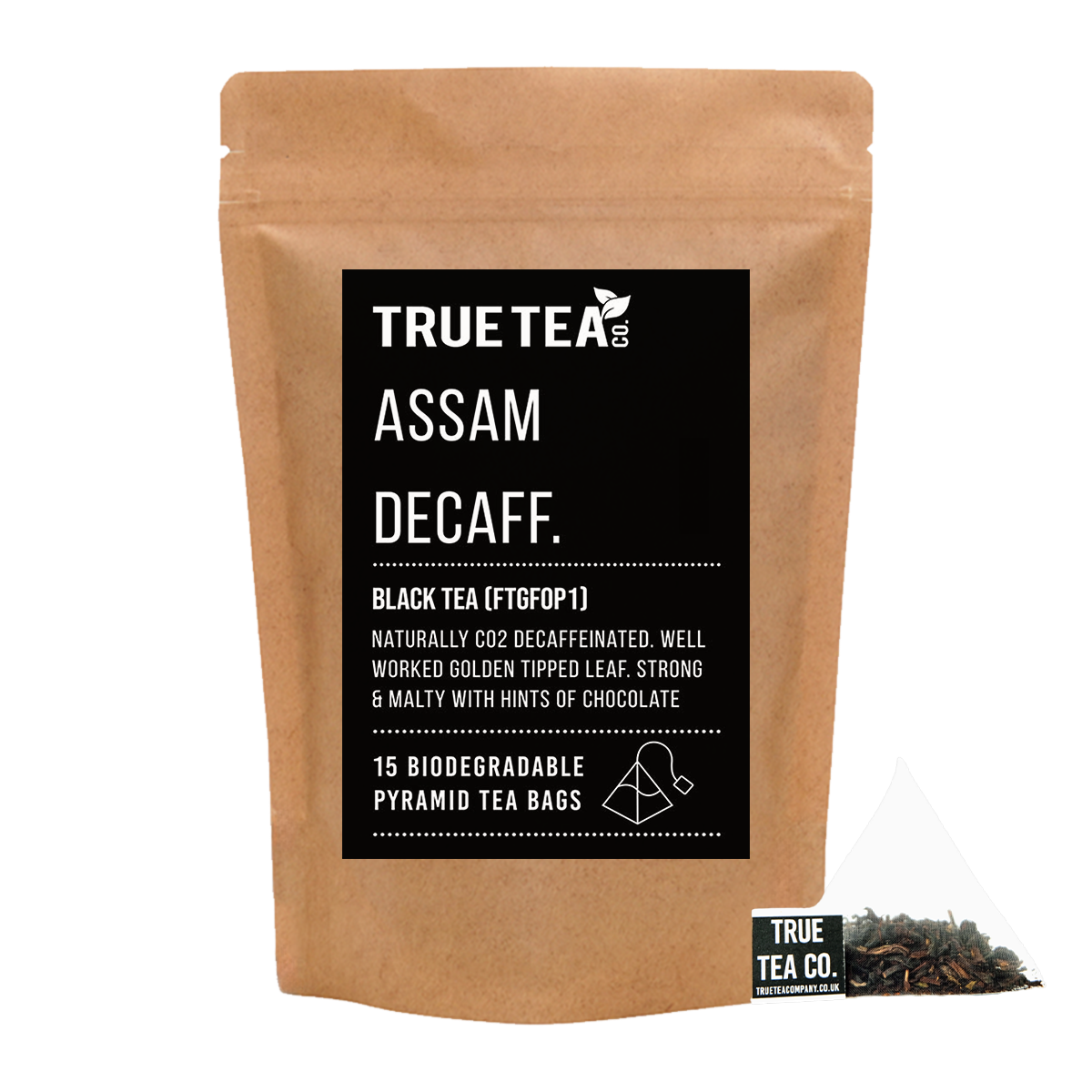 CO2 Assam Decaffeinated Black Tea - Tea Bags | True Tea Co.