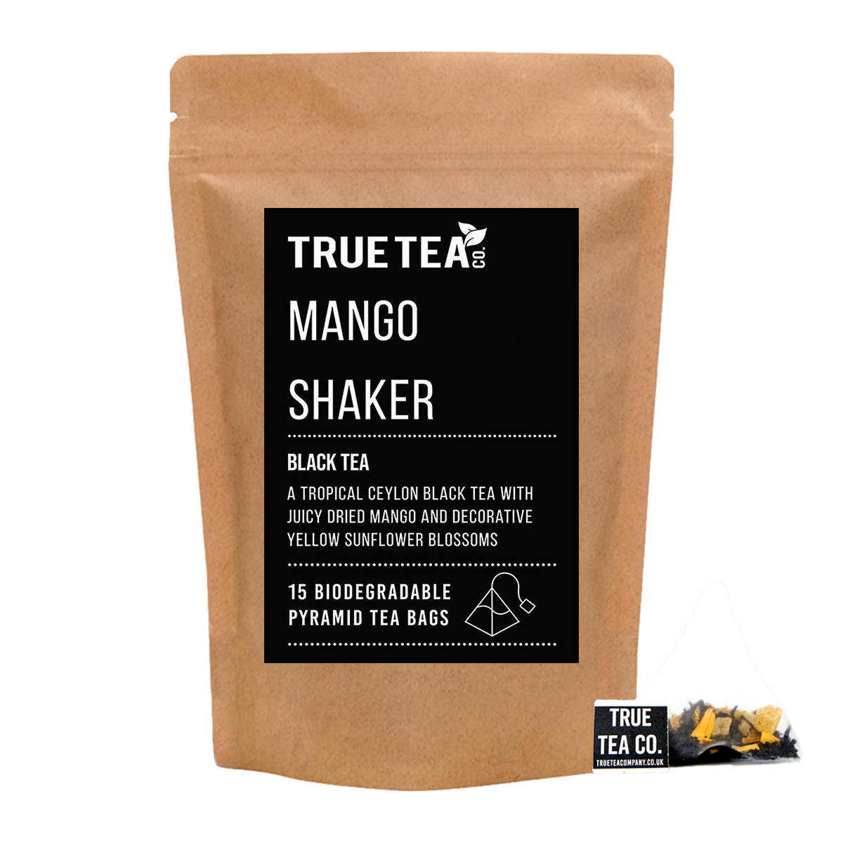 Mango Shaker Black Tea - Biodegradable Tea Bags | True Tea Co.