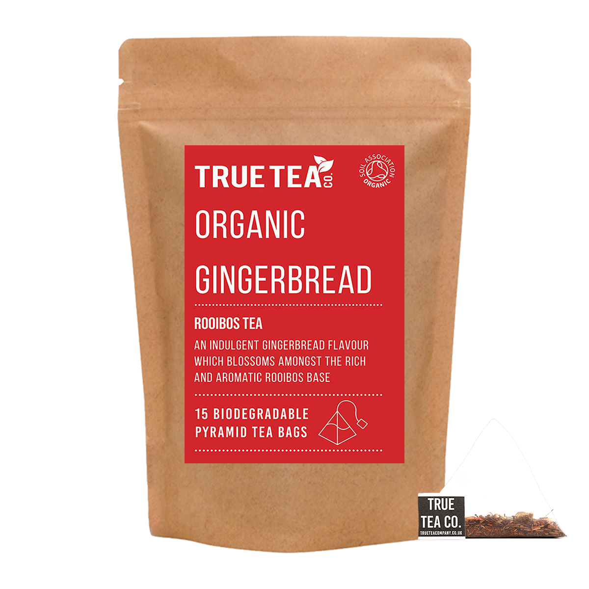 Gingerbread Organic Rooibos - Biodegradable Tea Bags | True Tea Co.