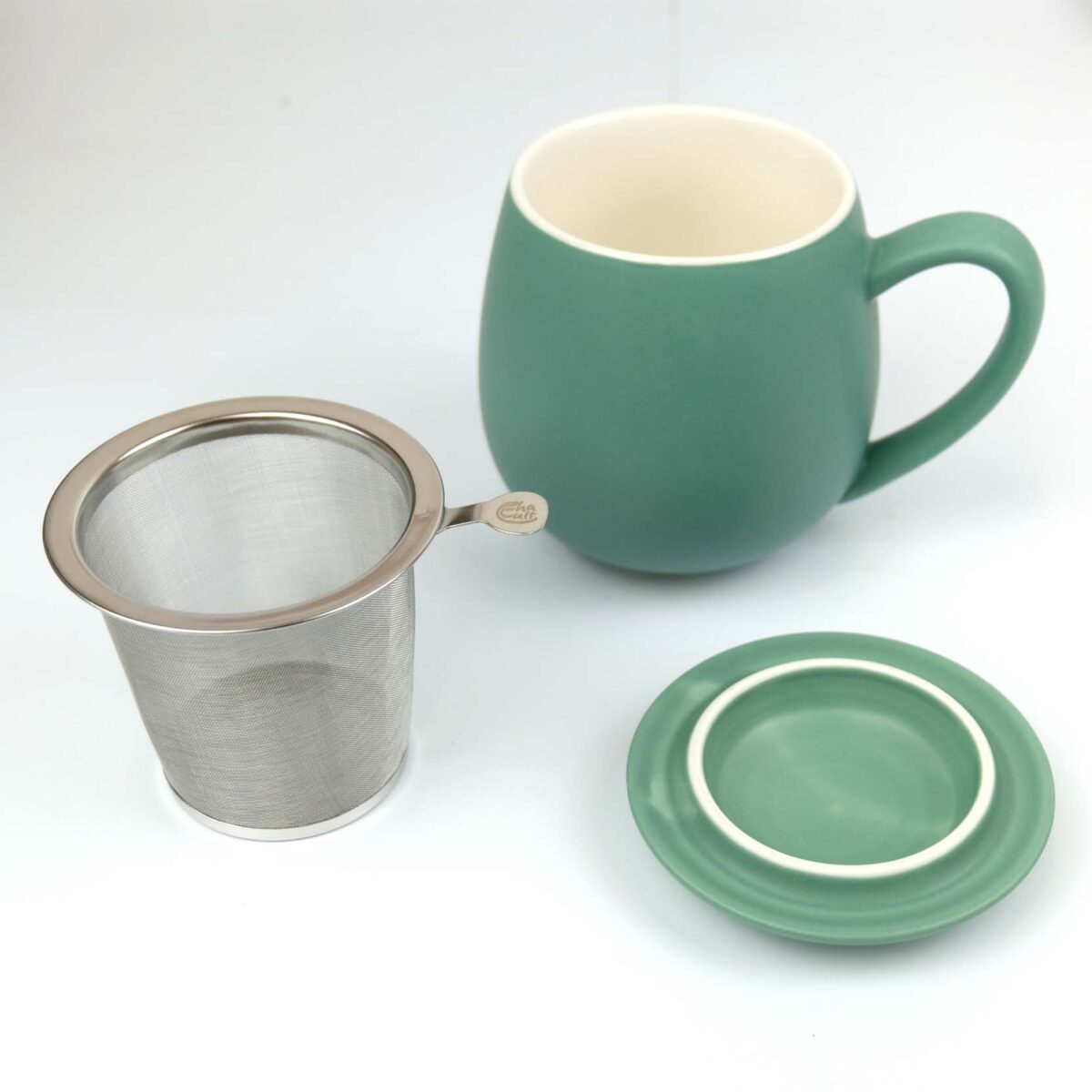 Matte Teacup with Infuser & Lid | Loose Leaf Tea Accesories | True Tea Co.