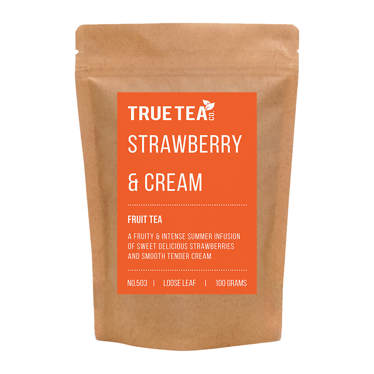 Strawberry and Cream Fruit Tea | Loose Fruit Tea | True Tea Co.