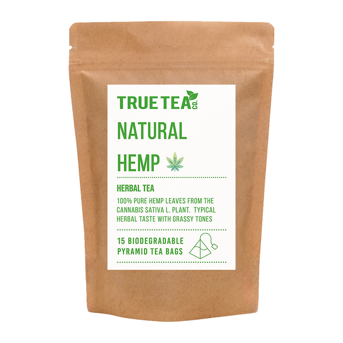 Natural Hemp Tea Bags | 100% Hemp Leaves | True Tea Co.